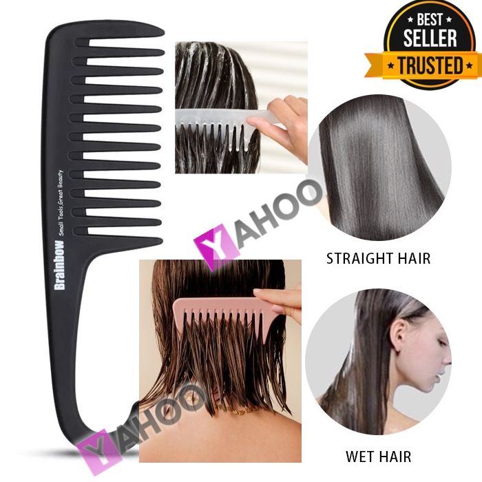 Wide Tooth Comb for Curly Hair,Long Hair,Wet Hair,Detangling Comb Large ...