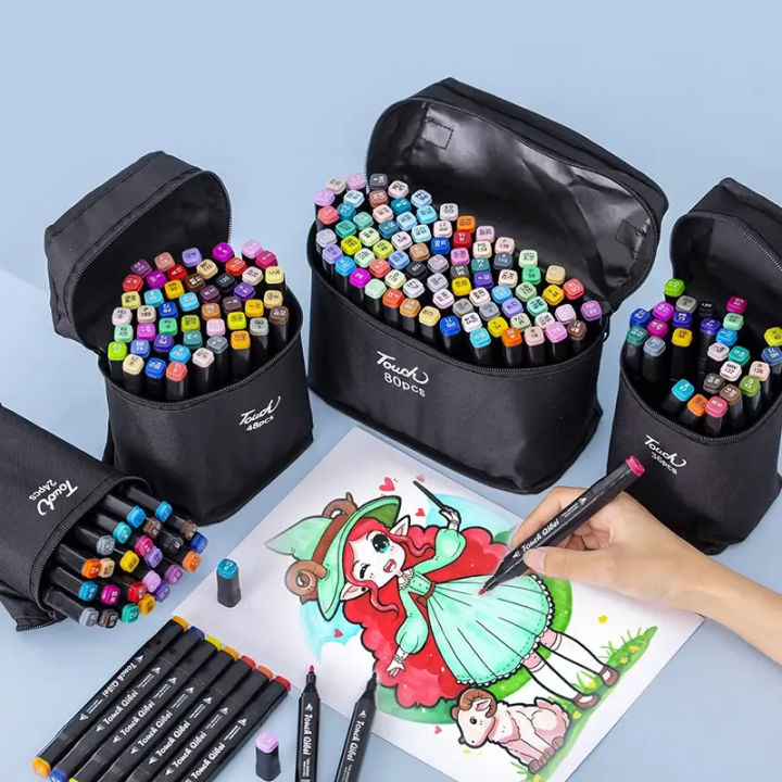 Touch Alcohol Ink Double Sided Permanent Sketching Markers, One Side ...