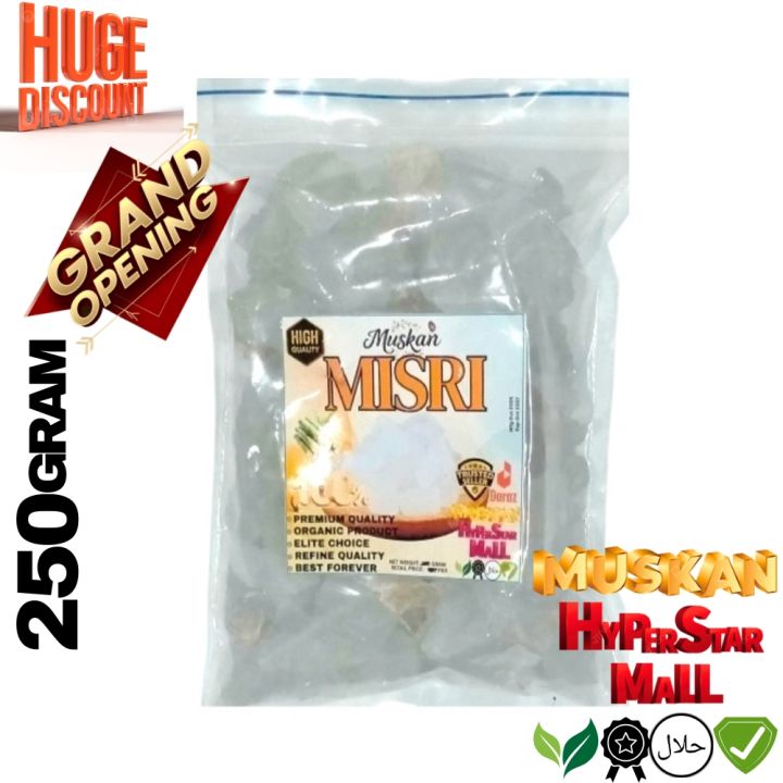 PREMIUM MISRI 250 GRAM BY MUSKAN HYPERSTAR MALL,Misri, Rock Sugar ...