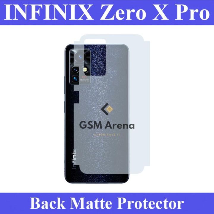 Infinix Zero X Pro Back Matte Protection Soft Skin Sheet Soft Film ...