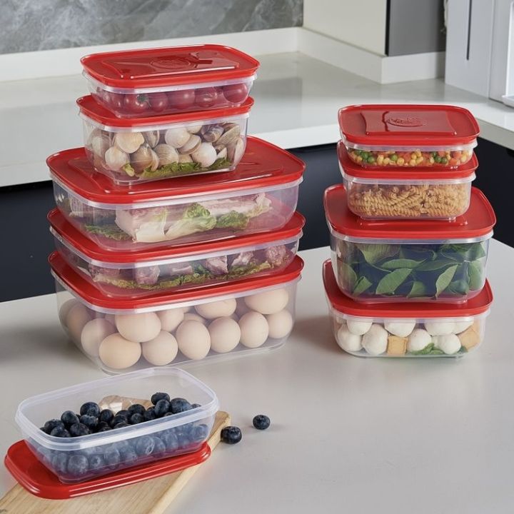 Air Tight Food Container Plastic Food Container Set Crisper Food ...