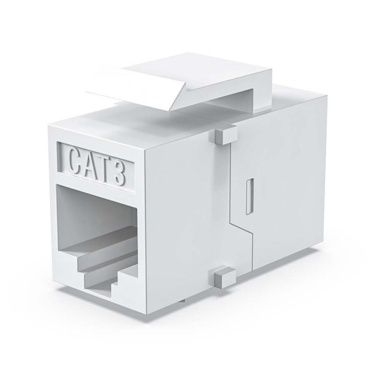 Plug Portable RJ11 Cable Adapter Cable Joiner Coupler Dual Straight ...