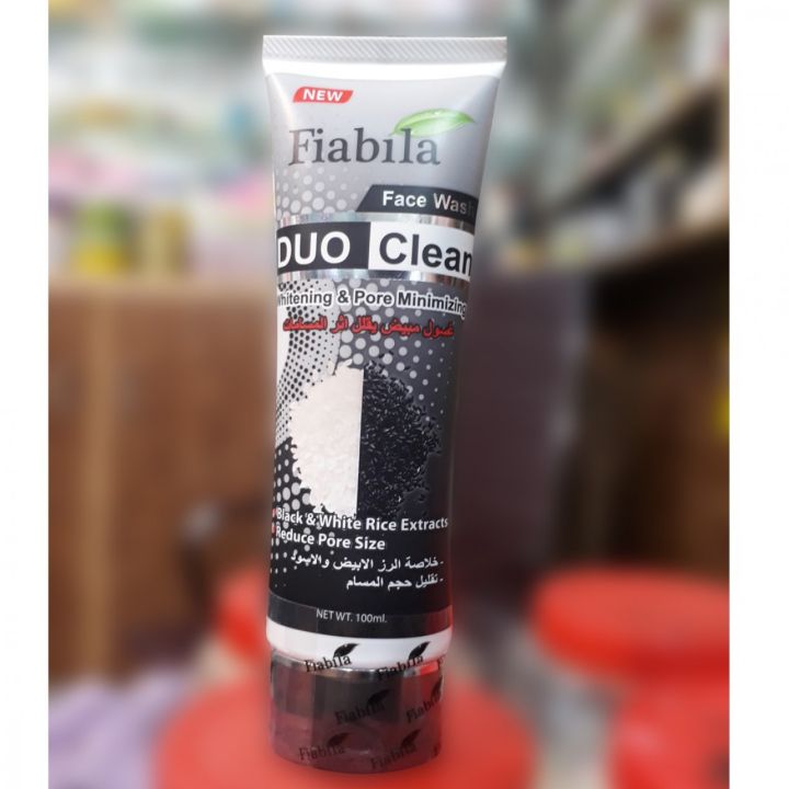 Fiabila Duo Clean Face Wash - Whitening & Pore Minimizing - 100 ML ...