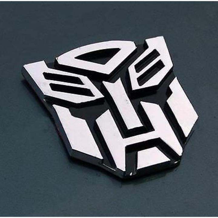 3D Transformer Car Badge Logo - Metal | Daraz.pk