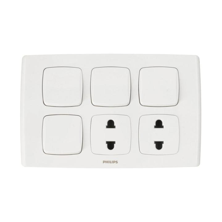 LeafStyle 4 Switch + 2 Socket | Daraz.pk