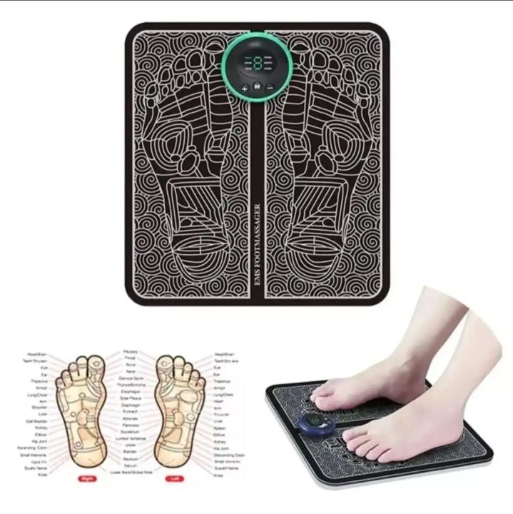 100 %EMS Foot Massager Mat EMS Leg Reshaping Pad Rechargeable ...