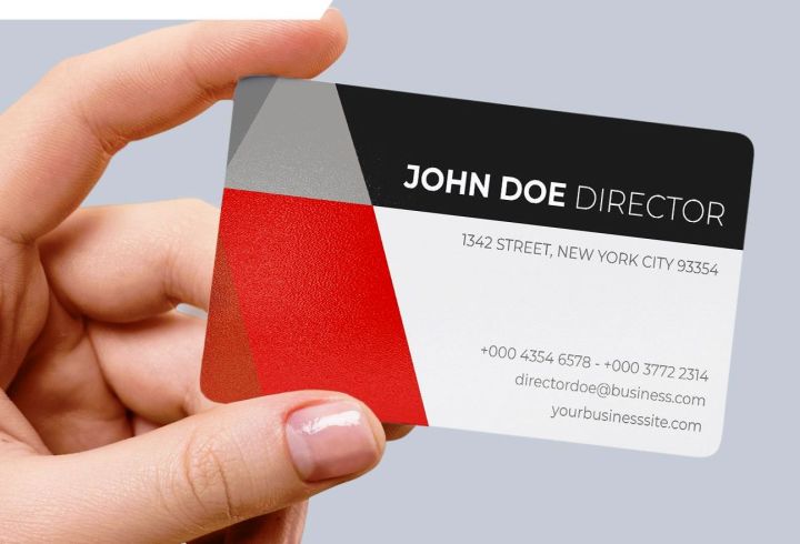 Pack of 10 - 50 Customized Visiting Cards - Customized Shiny Round ...