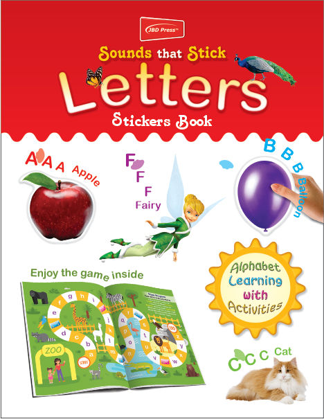 Sticker Activity Book Letters | Interactive Letters Sticker Activity ...