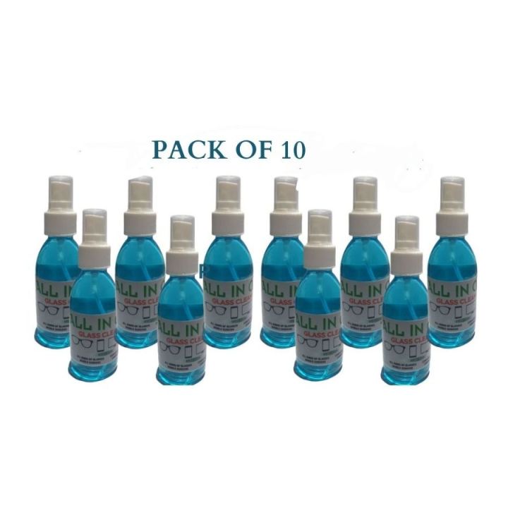 Original Glass Cleaner Spray Pack Of 10 Bottle 120ml | Daraz.pk