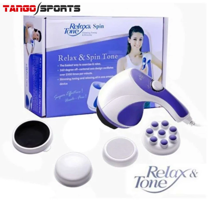 100% Original Relax and Spin Tone Massager - 5 in 1 Full Body Massager ...