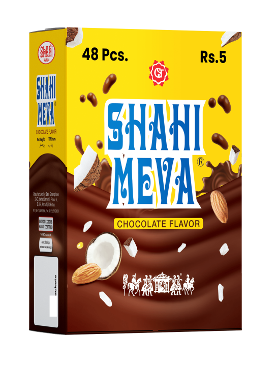 Shahi Meva Chocolate Flavour (48 Pcs Box) MEVA ,POUCH MEVA,SPECIAL MEVA ...