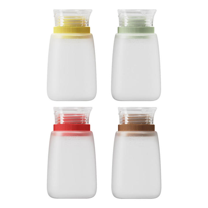 Silicone Empty Condiment Bottle Compact Portable Sauce Bottle Food ...
