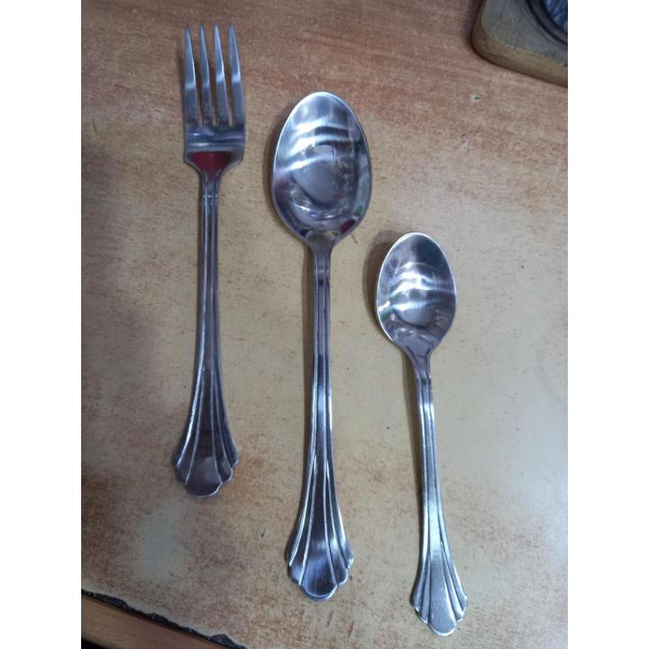 Set of 12 PCs - Stainless Steel Table Spoon / Tea Spoon / Fork - Loose ...