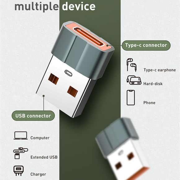 Swift Power, Swift Data: USB A to Type-C Adapter Elevates Your Device ...