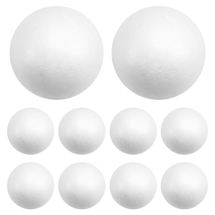 10 x Modelling Craft Polystyrene Foam Ball Sphere 6cm---White | Daraz.pk