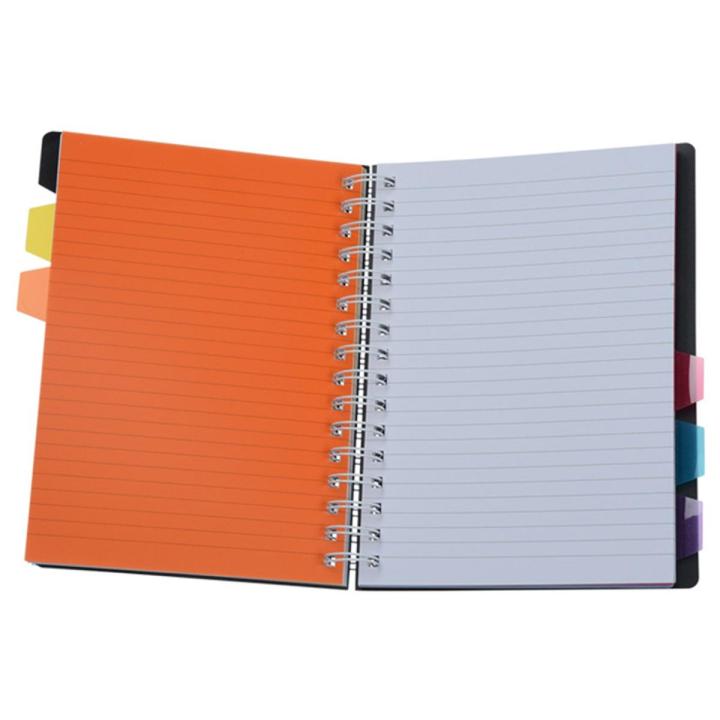 Good Quality Single-Rule Paper A4 4-Subject Spiral Notebook | Daraz.pk