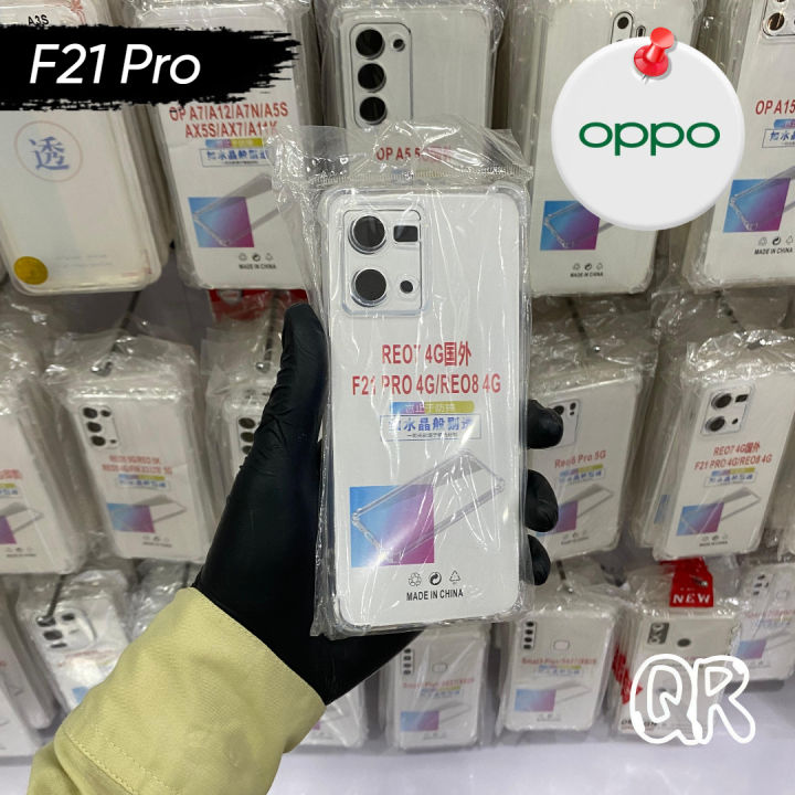 Oppo F21 Pro Back Cover Soft Shockproof Jelly Back Cover Transparent ...