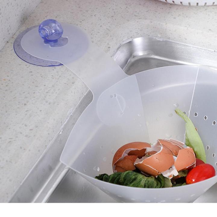Plastic Kitchen Sink Stopper, Self-Standing Drain Catcher Drain Funnel ...