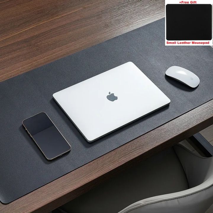 Trendy Original PU Leather Mouse Pad Matte Shinny Surface Executive ...