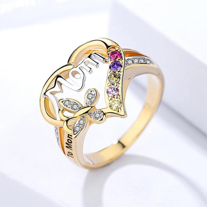 Female Ring Rhinestone Anti-corruption Ring | Daraz.pk