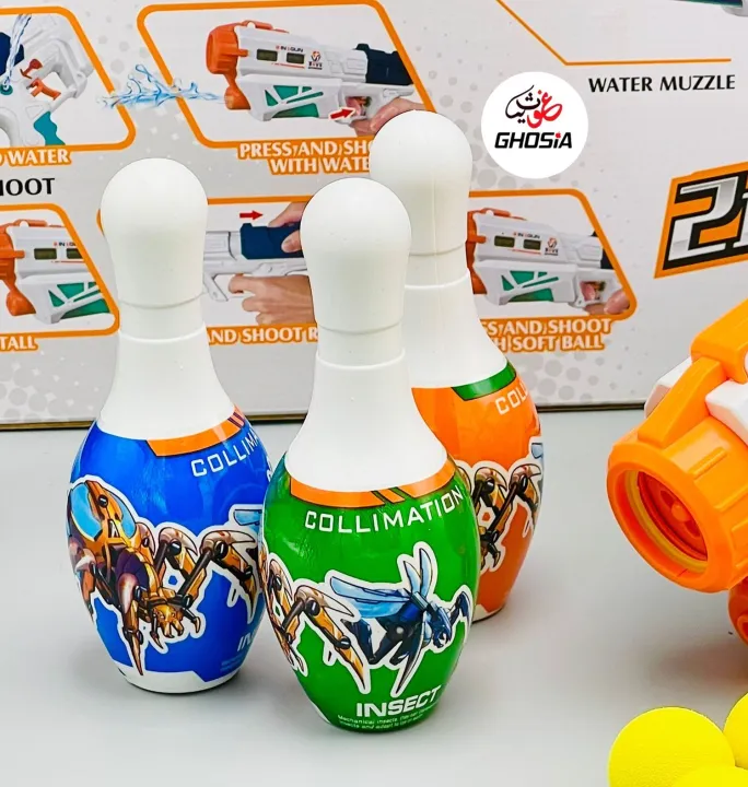 Toy Gun 2 in 1 Magic Blaster Ball Shooter Gun and Water Shooting Toys ...