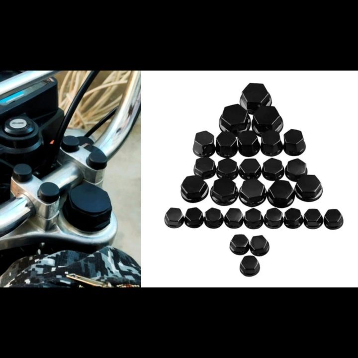 Nut Rubber Bike 70CC accessories Nut Covers Set For Motorcycle CDI 70cc ...