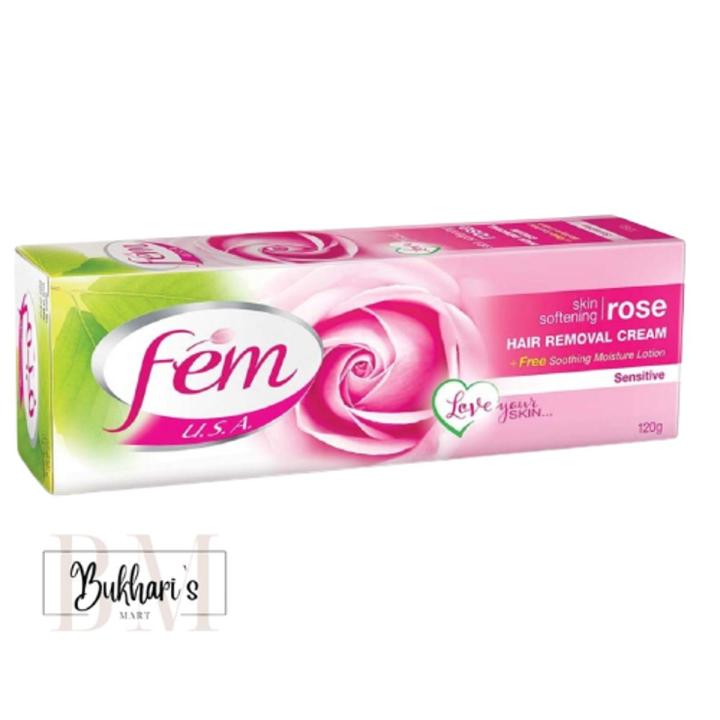 FEM Hair Removal Cream 120 ML Rose | Daraz.pk
