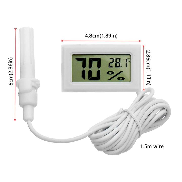 Digital Temperature Humidity Sensor Meter Thermometer Hygrometer ...
