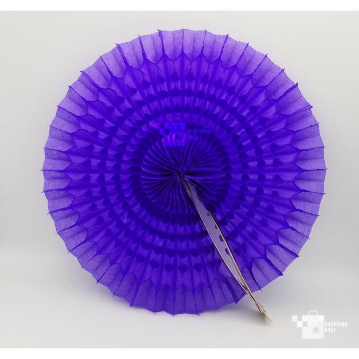 PAPER FAN PARTY DECORATION CREPE PAPER FANS ( 13 INCH ) | Daraz.pk