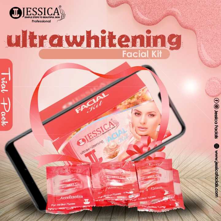 Jessica Ultra Whitening Facial Trial Kit | Daraz.pk
