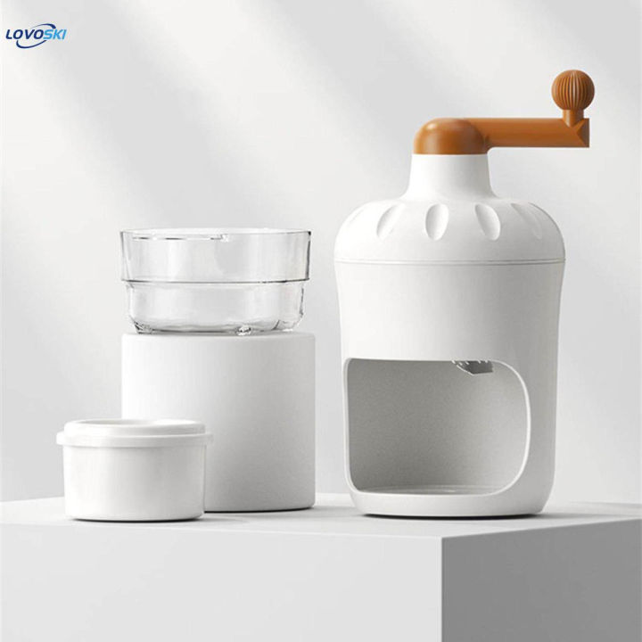 Portable Manual Ice Crusher Multi-function Hand Shaved Ice Machine Ice ...