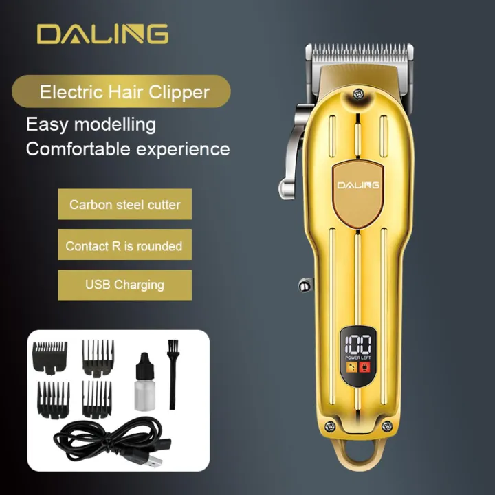 DALING 1538A Electric Hair Clipper Rechargeable Shaver Beard trimmer ...