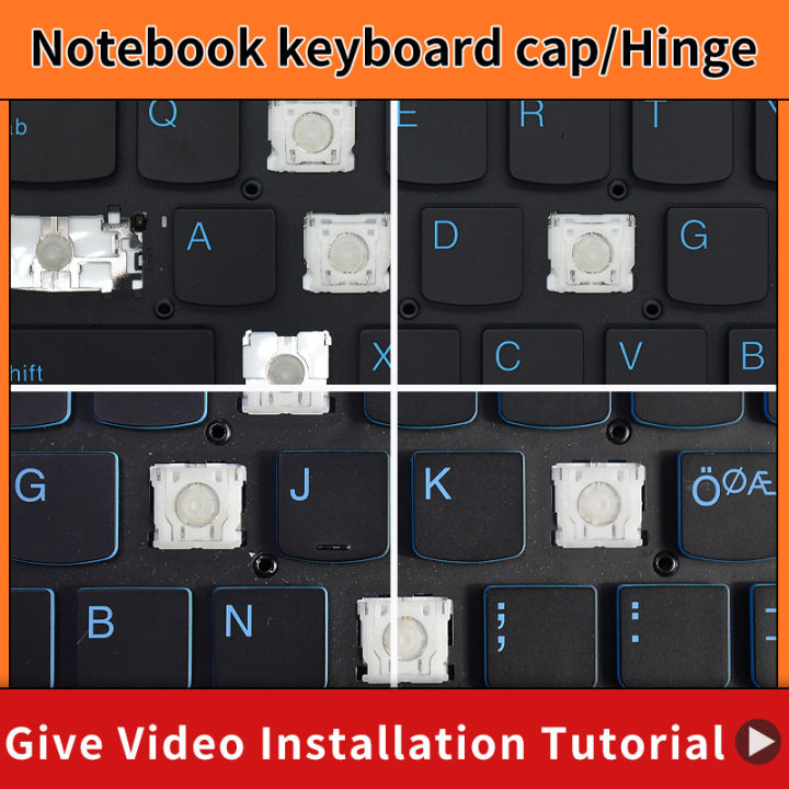 Replacement Keycap Key Cap Scissor Clip Hinge For Lenovo IdeaPad Gaming ...