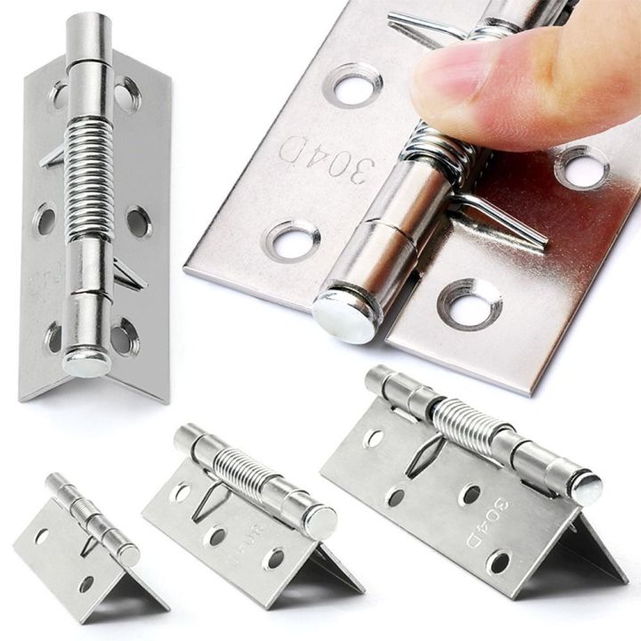 Durable Automatic Door Hinge Hydraulic Buffer Rebound Spring Hinges ...