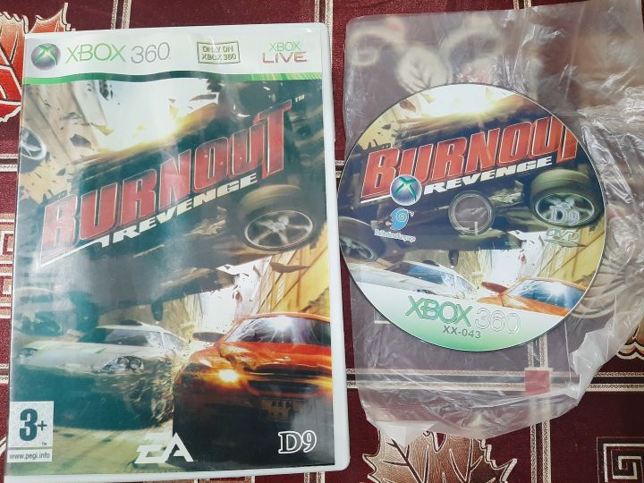 Burnout Revenge - Xbox 360 - JTAG Modified System - 2 Game Discs | Daraz.pk