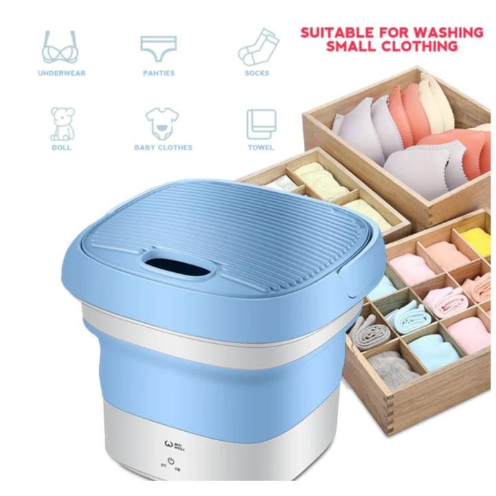 Portable Washing Machine, Folding Semi-Automatic Mini Washer Machine ...