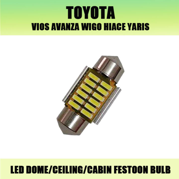 FOR Toyota Vios Avanza HiAce Wigo Raize Yaris LED Dome/Ceiling/Interior ...