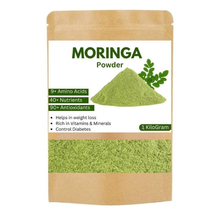 Go Active 1 KG Moringa Oleifera Leaf Fine Powder - 1KG- 100% Pure and ...