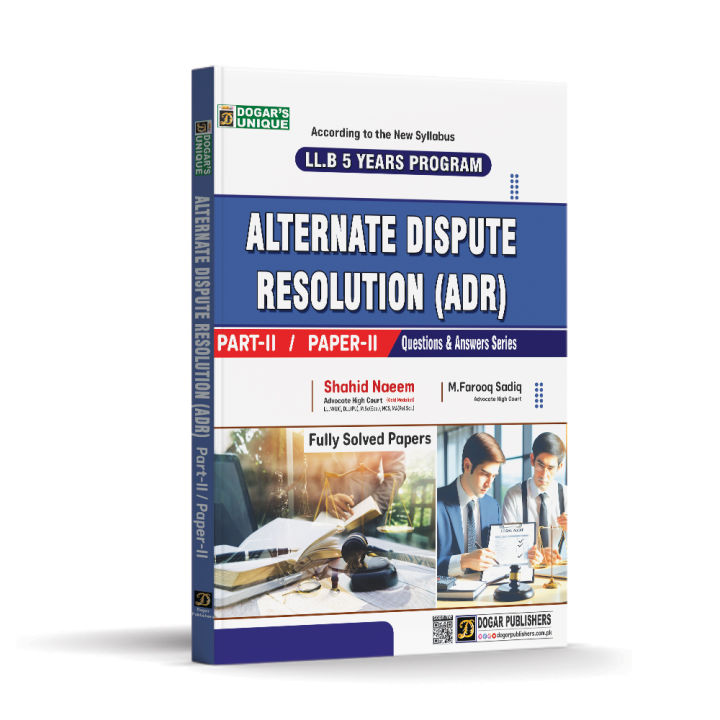 LLB Part 2 Alternate Dispute Resolution Part 2 (5 Years Program) | Daraz.pk