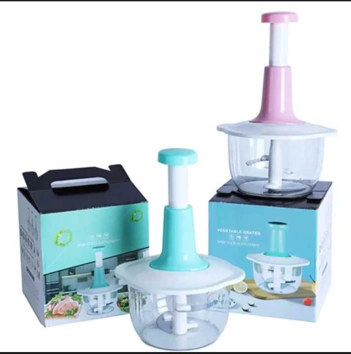 Manual Chopper 1500ML Vegetable Chopper Food Processor Hand Chopper ...