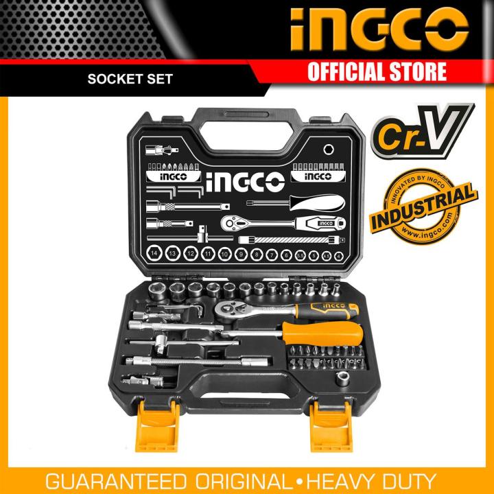 Ingco 45pcs Socket Set 1/4inch - ( MS ) | Daraz.pk