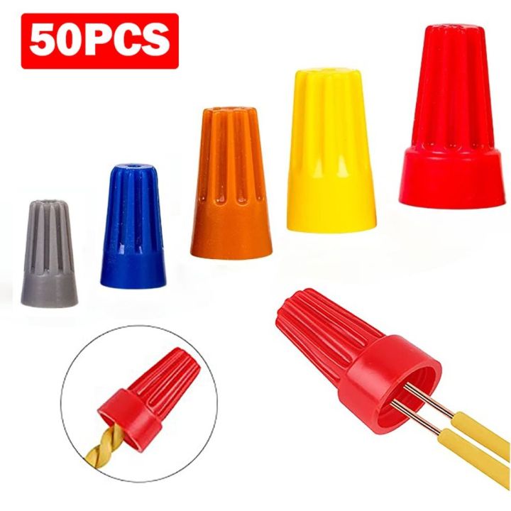 End Cap Connection Insulated Wire Connectors Nuts Colorful Nylon Twist ...