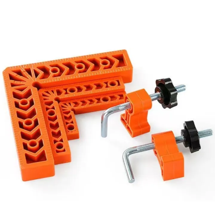 Plastic Square Auxiliary Fixture Measuring Tool Woodworking Scriber ...