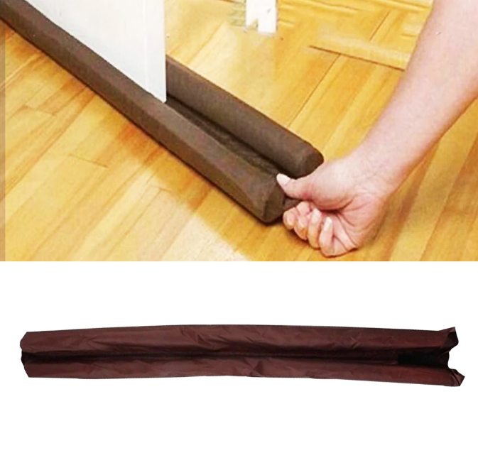 Door Dust Stopper For Home Door Handcrafted Wind Draft Brown Double ...