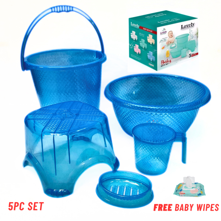 Baby Bathing Set 5pcs Gift Bundle For Babies Beautiful and Durable ...