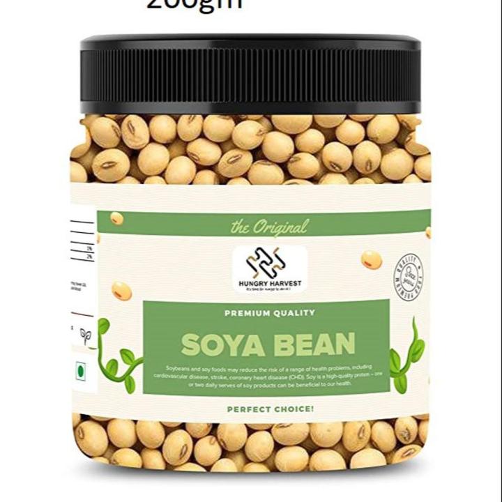 Hungry Harvest Soya Bean Seeds | Soyabean Dana |Natural, High Protein ...