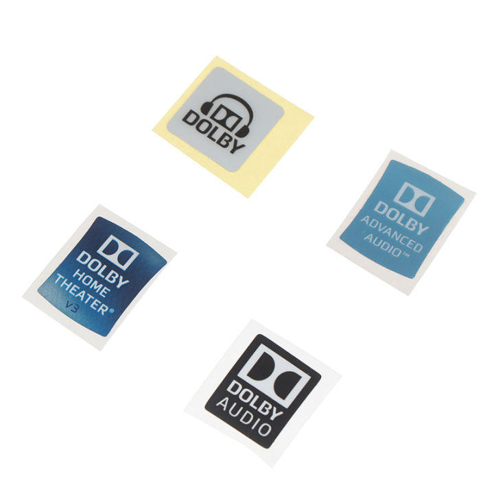 Dolby Surround Sound Labels Laptop Stickers Desktop Decor DIY Stickers ...