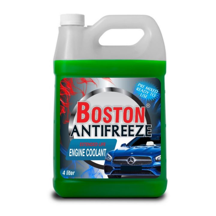 BOSTON ANTIFREEZE ENGINE COOLANT | 4 LITRE | GREEN | READY TO USE | FOR ...