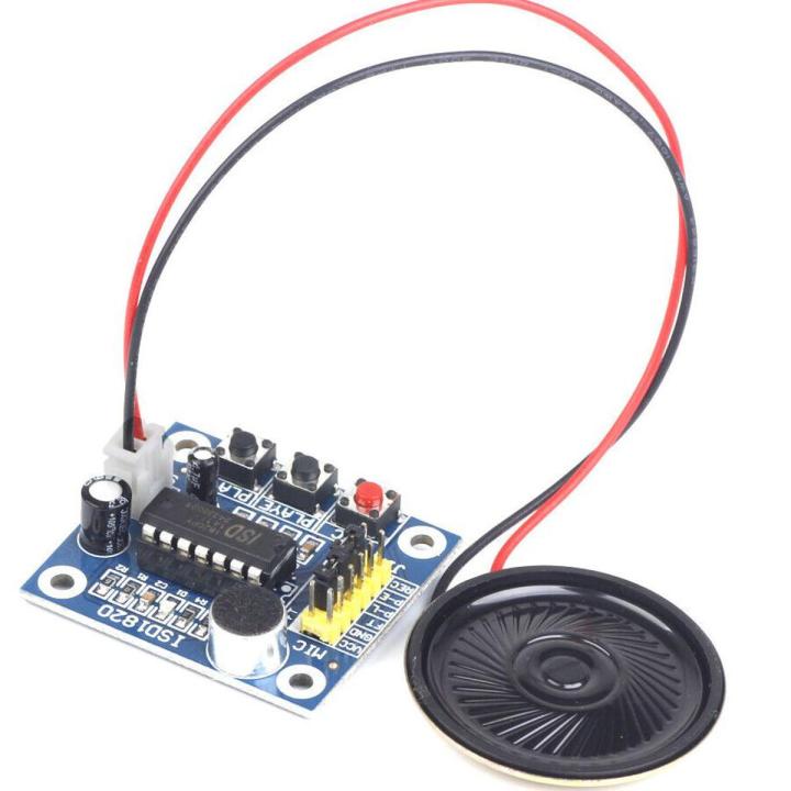 ISD1820 Voice Recording & Playback Module Sound Sensor with Microphone ...