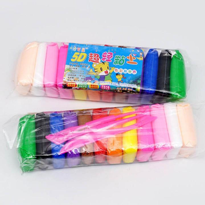 12 Fomic Play Dough - Air Dry Polymer Clay with Free Tools Foamic ...